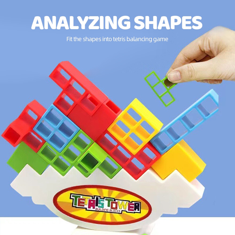 Tetris Tower Build Higher And Keep Balancing Toys Kids Educational ...