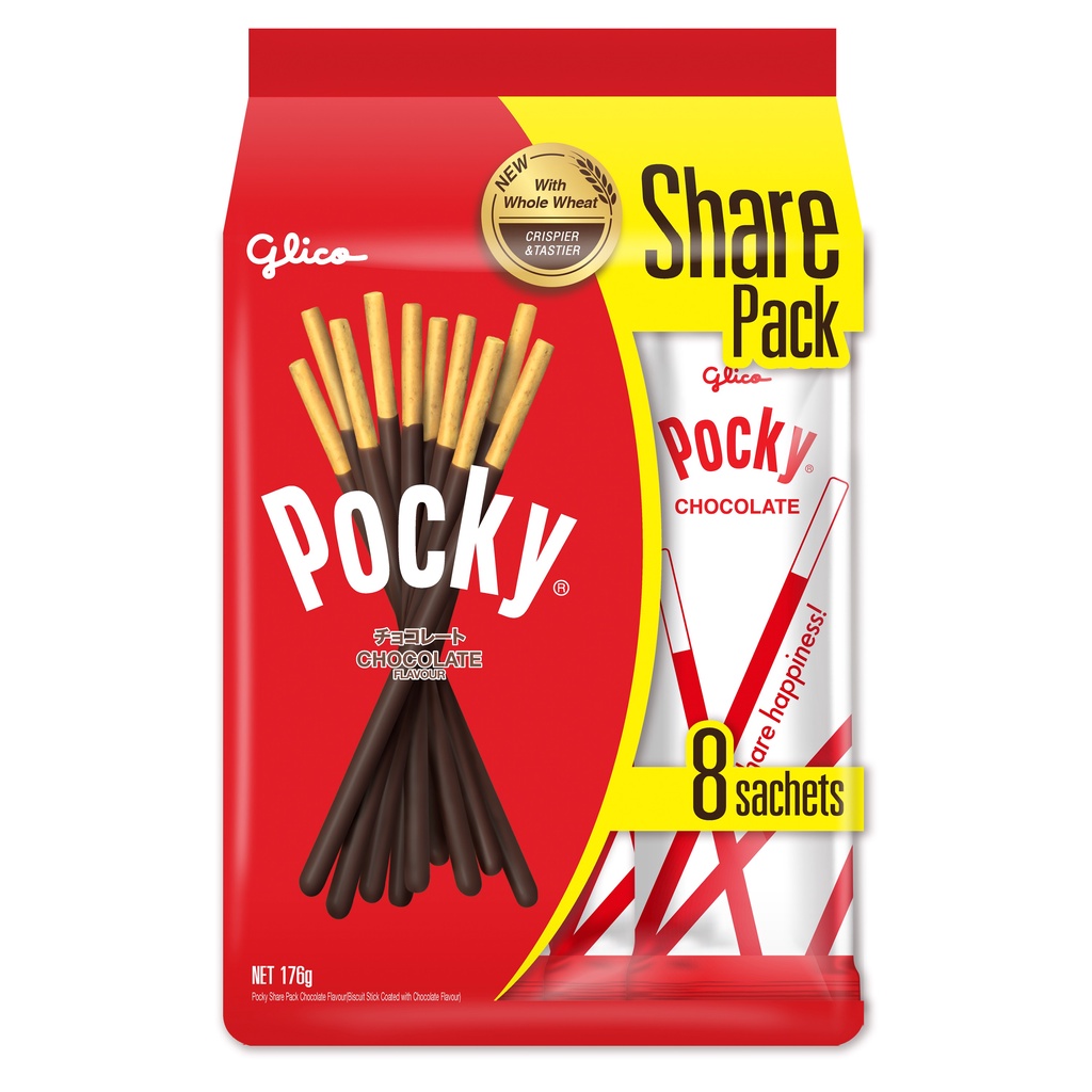 Glico Pocky Value Pack Chocolate 8'S (176g x 5pkts) | Shopee Malaysia