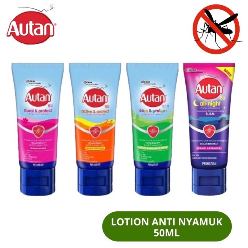 Autan Anti Nyamuk Losyen Anti Mosquito Repellent Lotion 50ml | Shopee ...
