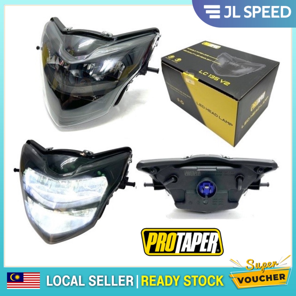 PROTAPER LC135-NEW LC135 LC 135 V2-V7 LED HEAD LAMP ASSY HEAD LIGHT LAMPU DEPAN SMOKE | Shopee ...