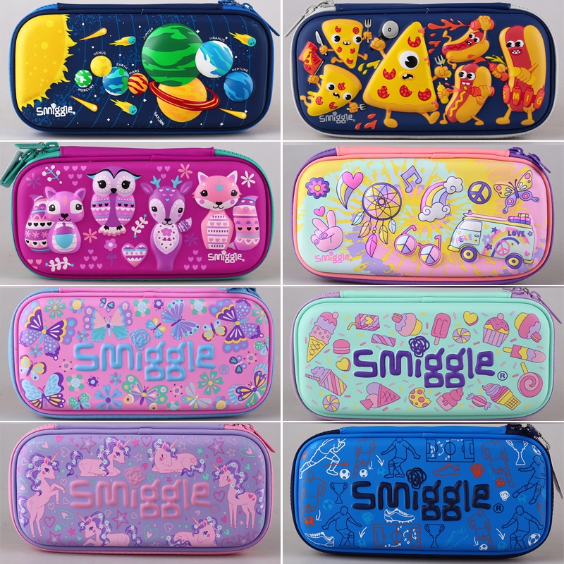 Smiggle pencil case stationery for boy and girls gift set | Shopee Malaysia