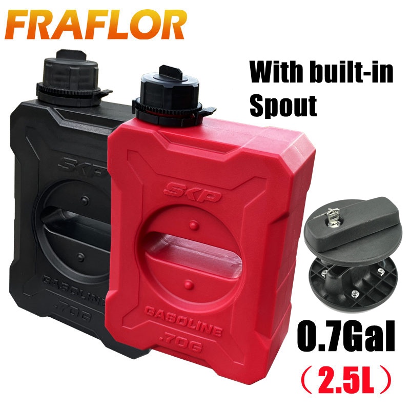 0.7Gallon Gasoline Pack Oil Barrel Gas Container 2.5L Mini Fuel Can ...