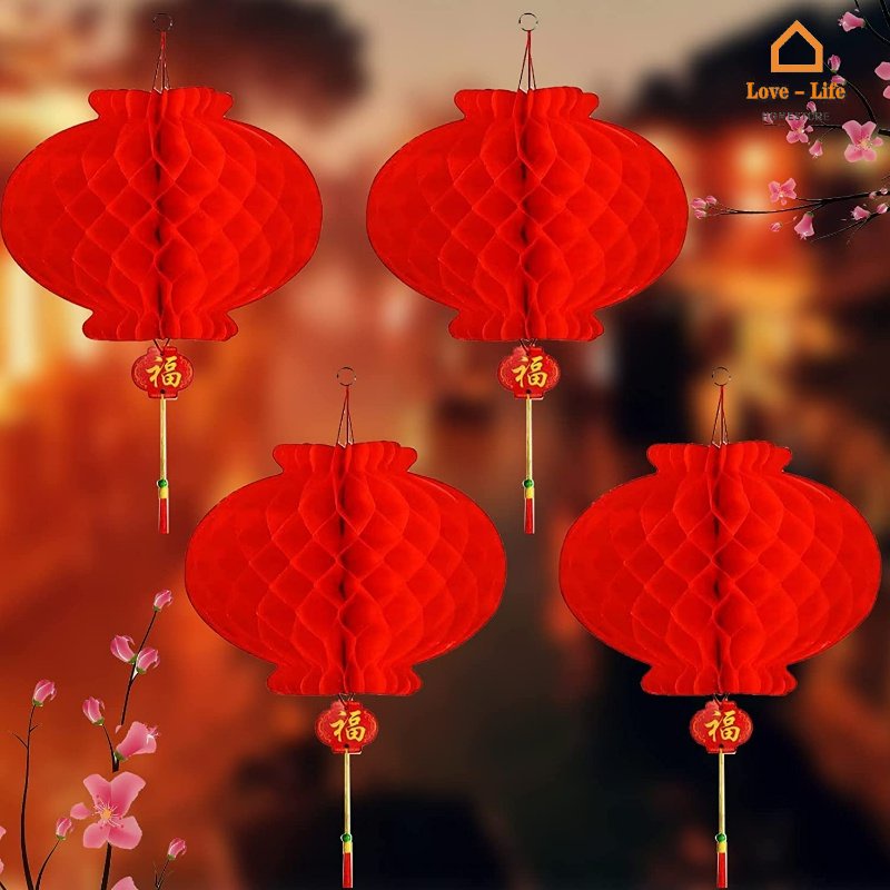 Traditional Chinese Red Paper Lantern/ Reusable Plastic Waterproof ...