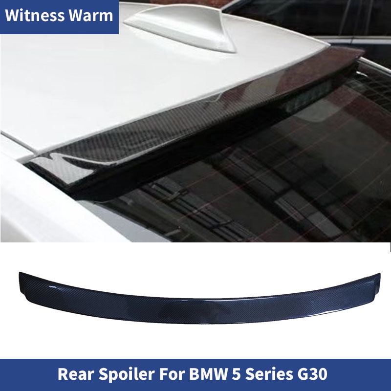 Real Carbon Fiber Car Rear Trunk Boot Lip Spoiler Roof Wing Top Wings ...