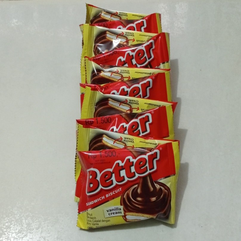 Better Sandwich Biscuit Renceng Contains 10 Sachets | Shopee Malaysia