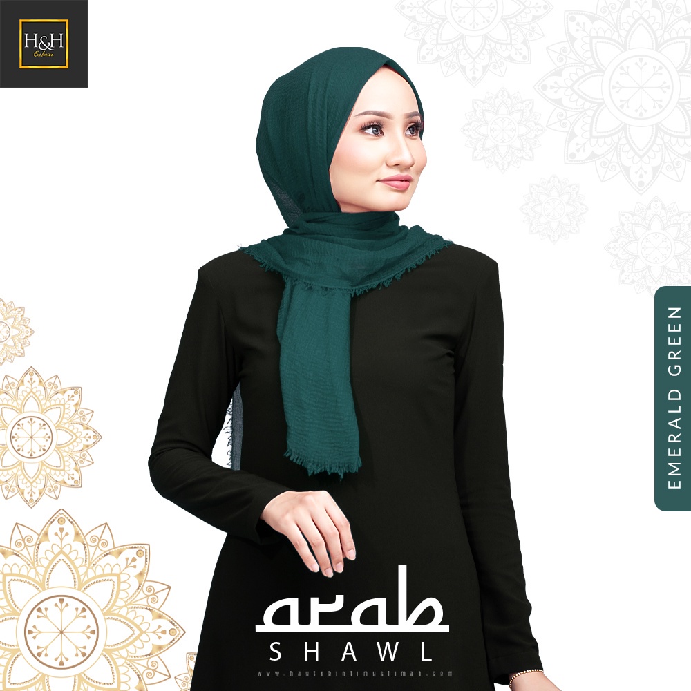 Shawl Arab Premium FRINGE SHAWL Panjang tudung ( 90cm x 180cm ...