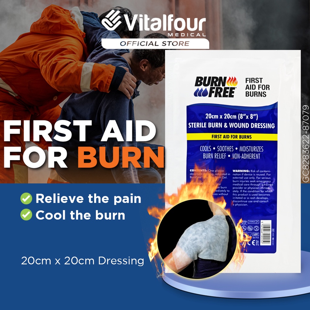BurnFree BurnShield First Aid Burn Dressing First Aid For Burn(20cm x ...