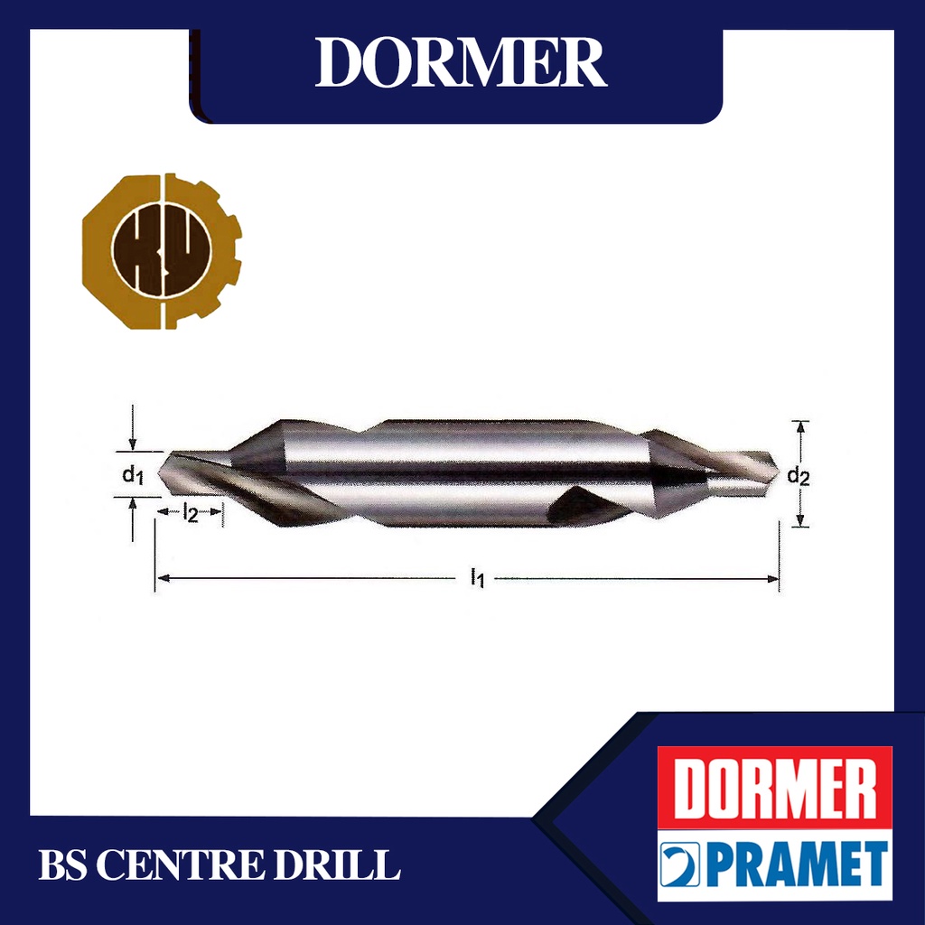DORMER BS 1 to BS5 Centre Drill / pc | Shopee Malaysia