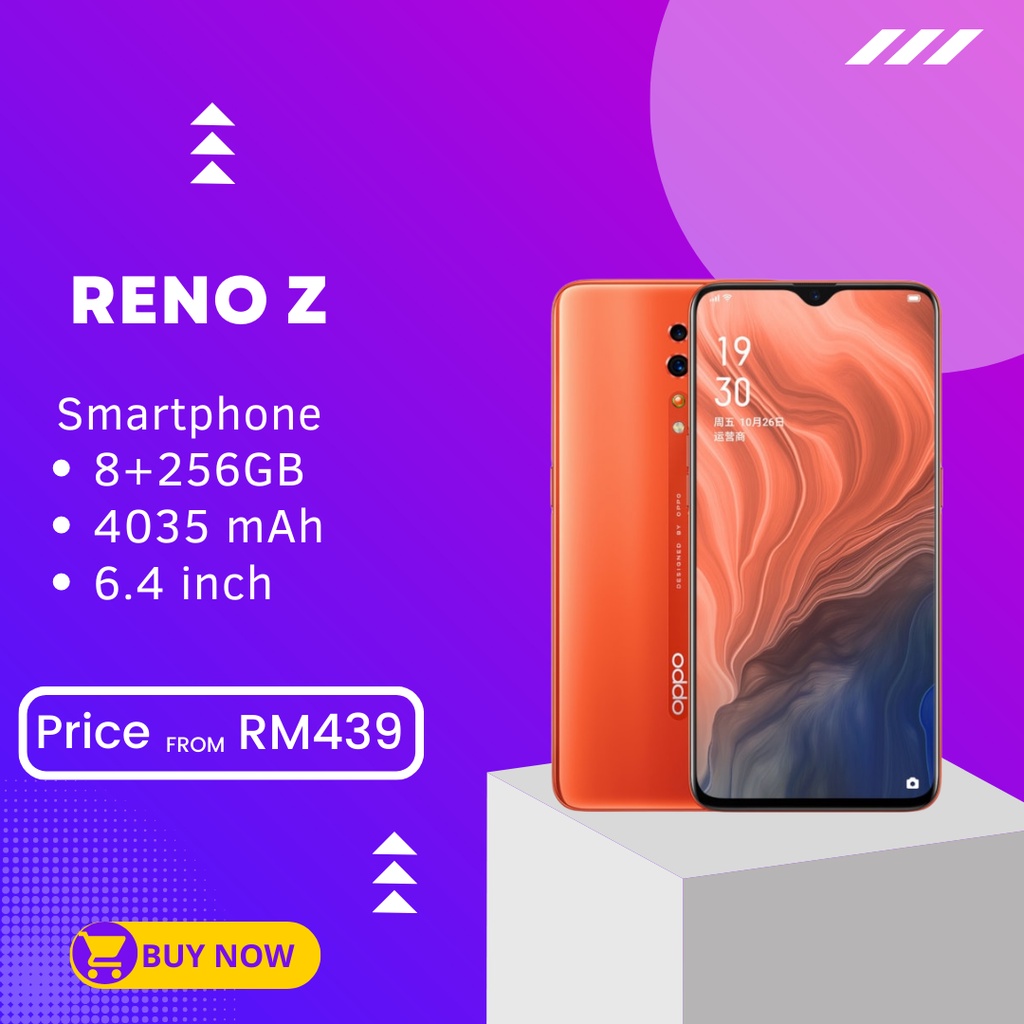 Reno Z 8GB ram 256GB rom (Original second) 1 Year Warranty / Fullset ...