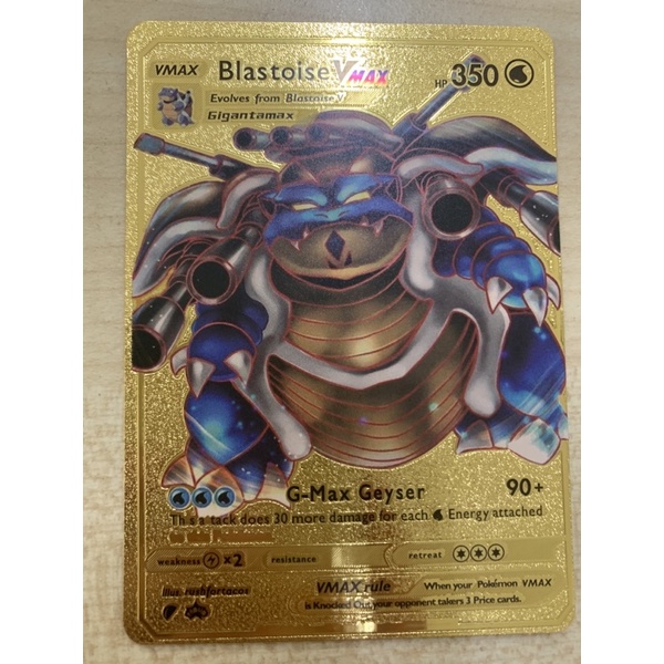 blastoise vmax golden | Shopee Malaysia