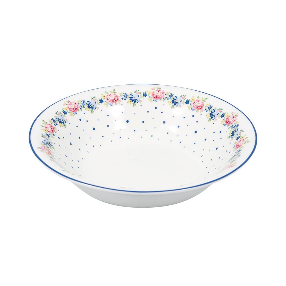 [Denmark GreenGate] Laura white Salad Bowl 26.5cm Plate | Shopee Malaysia