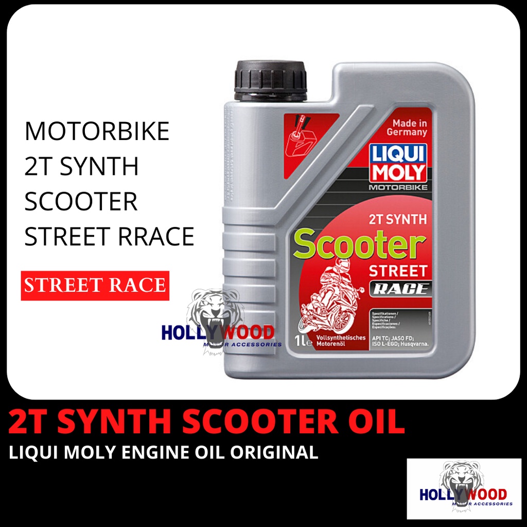 LIQUI MOLY 2T FULLY SYNTHETIC SCOOTER STREET RACE MOTORBIKE ENGINE OIL ...