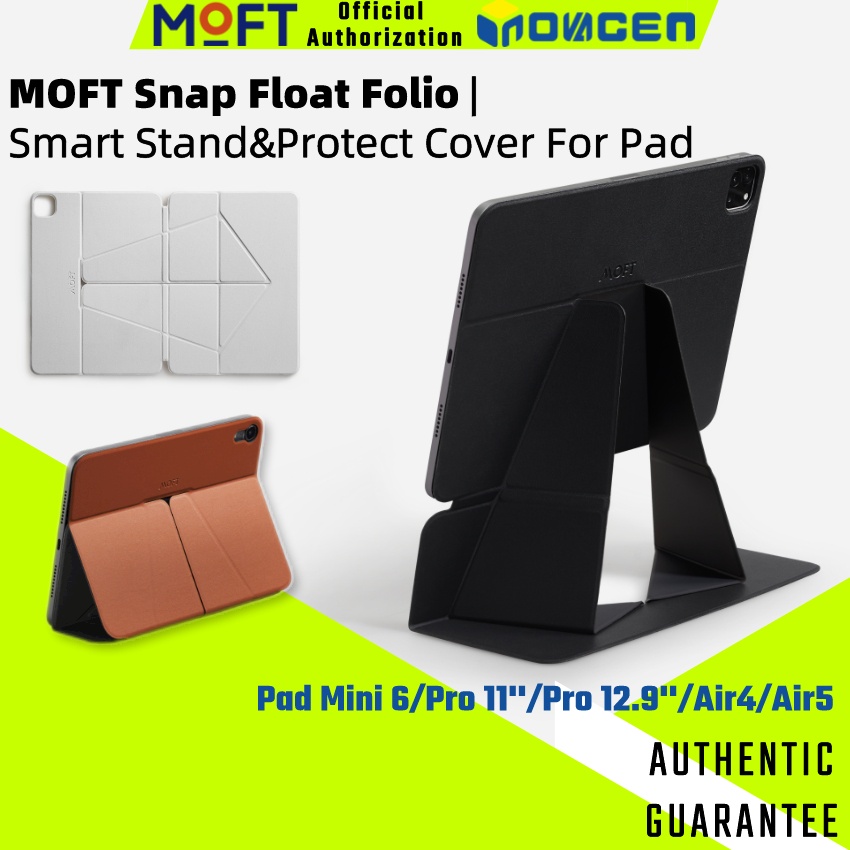 MOFT Snap Float Folio Magnetic Pad Cover&Stand,Suit For Mini6,Air4,Air5,Pro 11'',Pro 12.9 ...