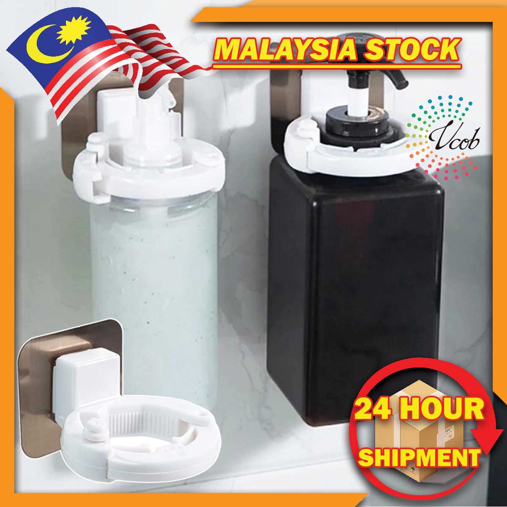 Bathroom Organizer Wall Mounted Shampoo Bottle Shelf Shower Gel Rack ...
