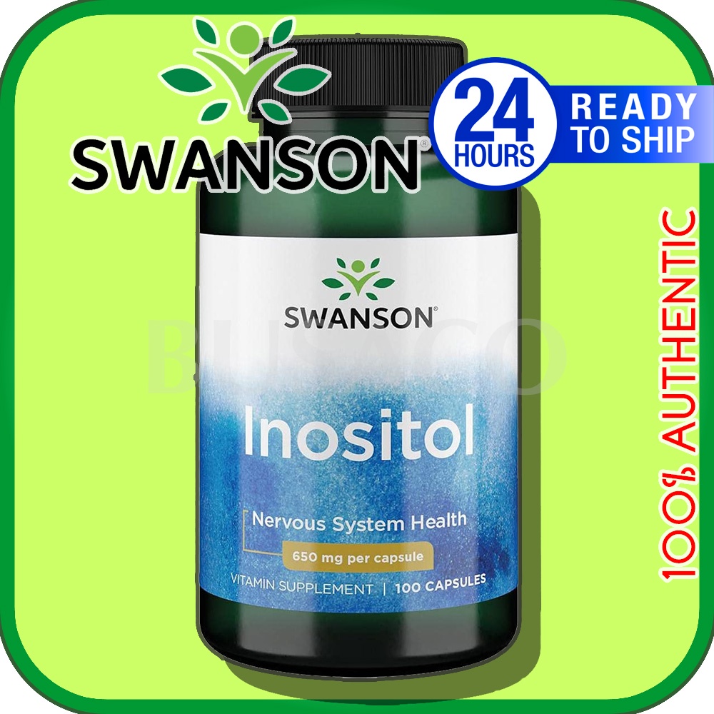 Swanson Inositol 650 mg Health Supplement | B-vitamin complex | 100 ...