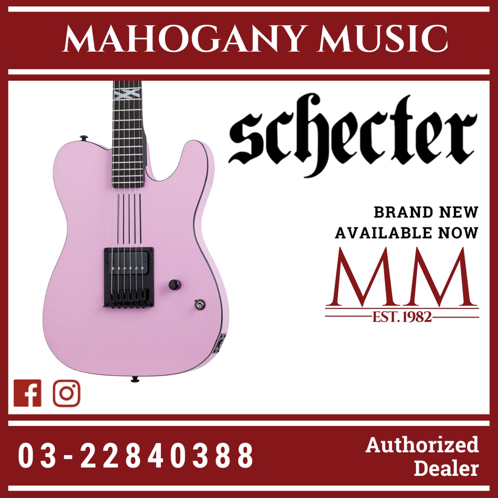 Schecter Machine Gun Kelly Signature PT Electric Guitar - Pink | Shopee ...
