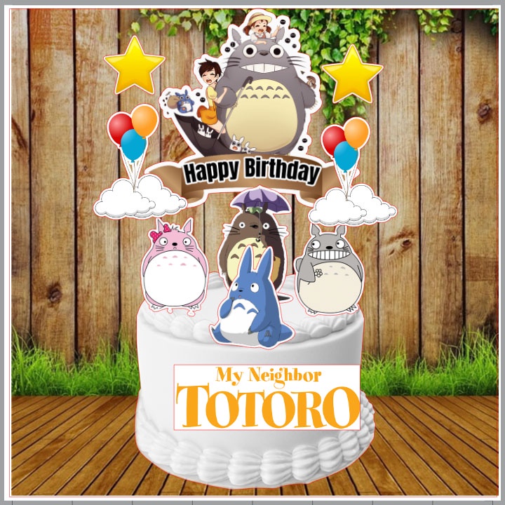 Totoro Cake Topper 001 | Shopee Malaysia