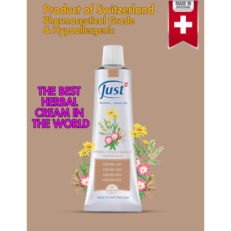 Muscle Pain Just Swiss Arnika Devil’s Claw Frankincense Cream ...