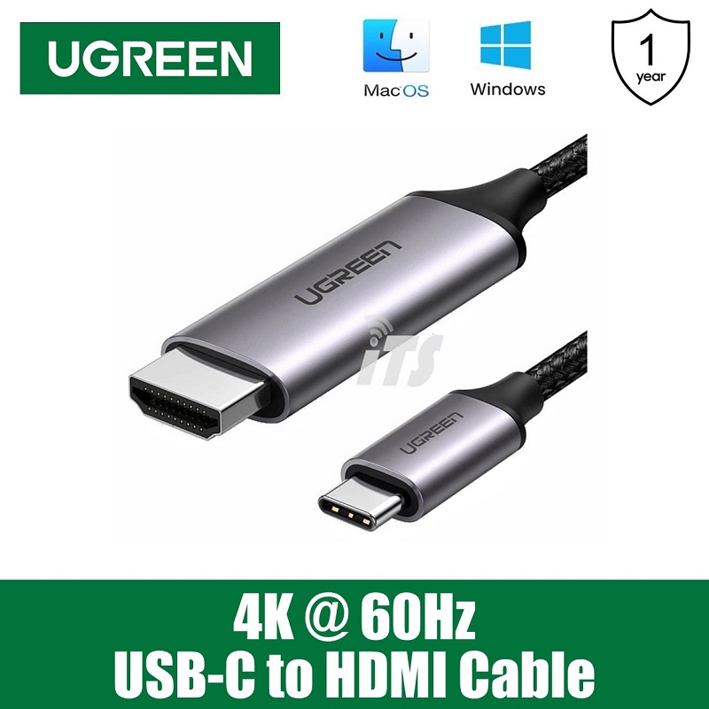 UGREEN 4K@60Hz USB-C to HDMI Cable (50570) | Shopee Malaysia