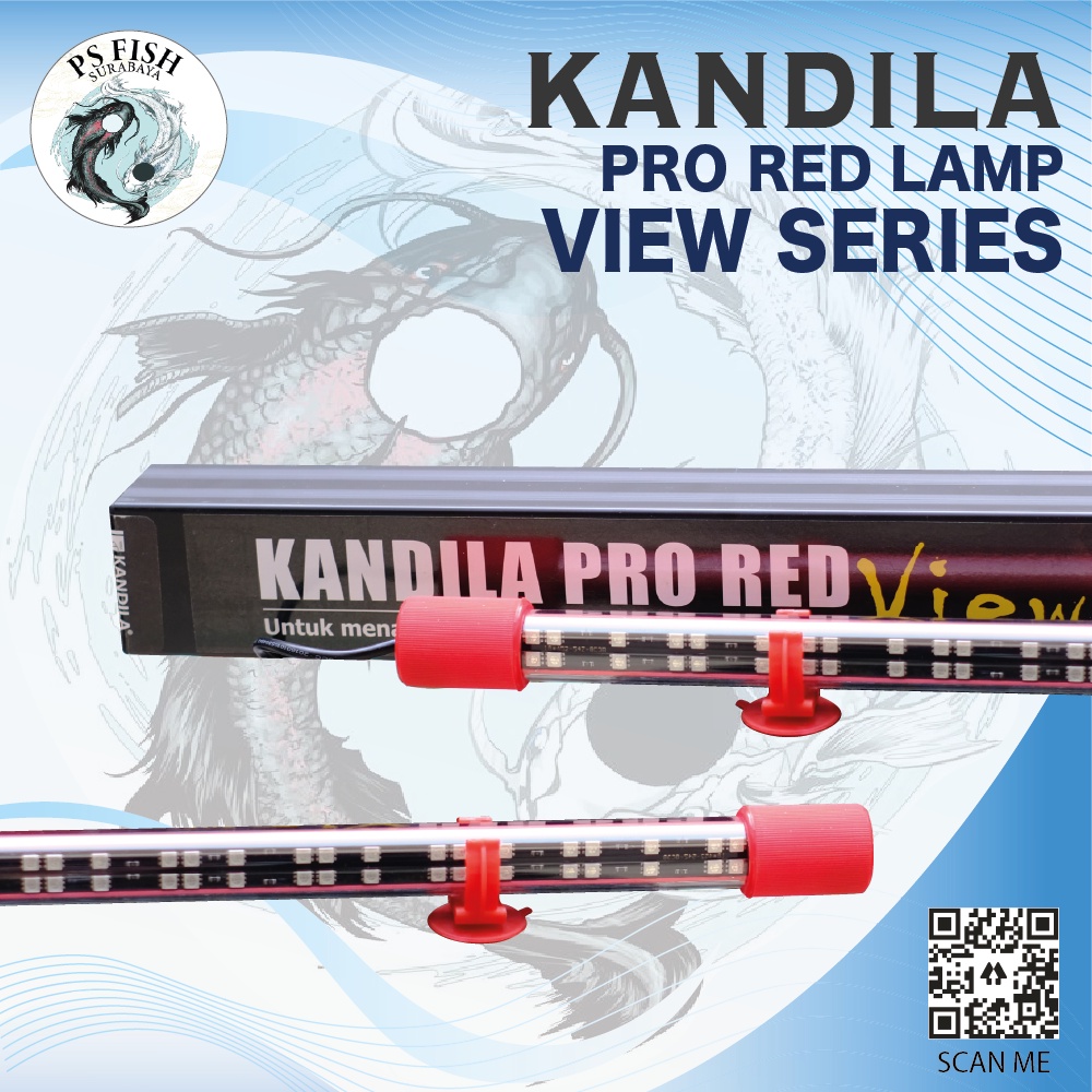 Kandila Pro Red Lamp View Series Submersible Aquarium LED Lamp [PS FISH ...