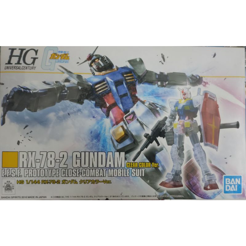 GUNDAM EXPO HG 1/144 RX-78-2 GUNDAM CLEAR COLOR VER. | Shopee Malaysia