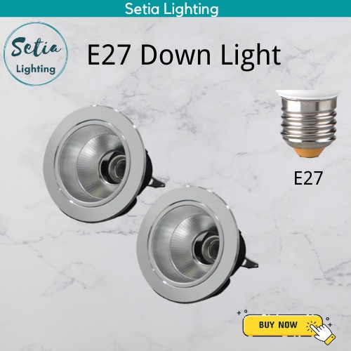 6 inch E27 LED Down Light/Ceiling Light [Recessed Type] Casing For ...