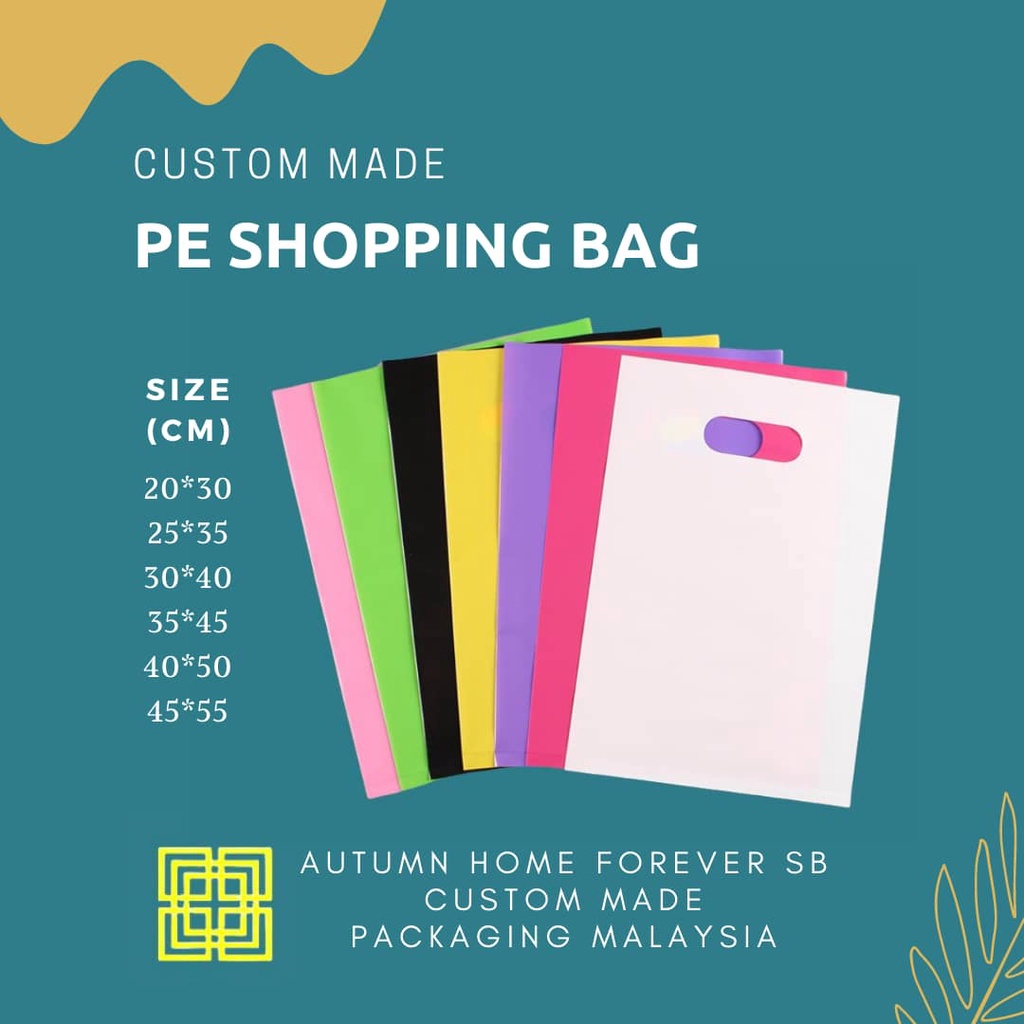 PP,PE, PLA Biodegradable, OXO Degradable Shopping Bag, Low MOQ LOGO ...