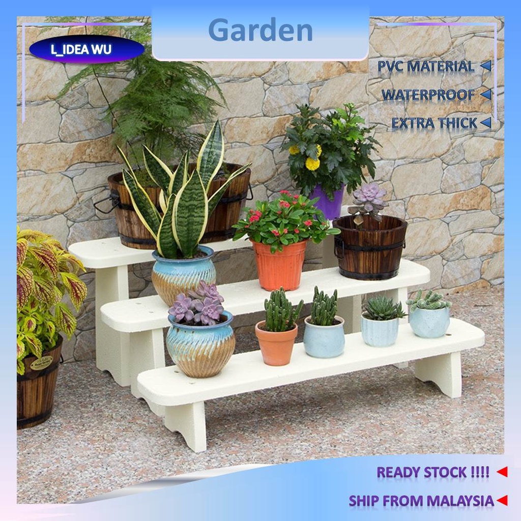 Waterproof Outdoor Garden Rack Flower Plant Rack Decoration Balcony ...