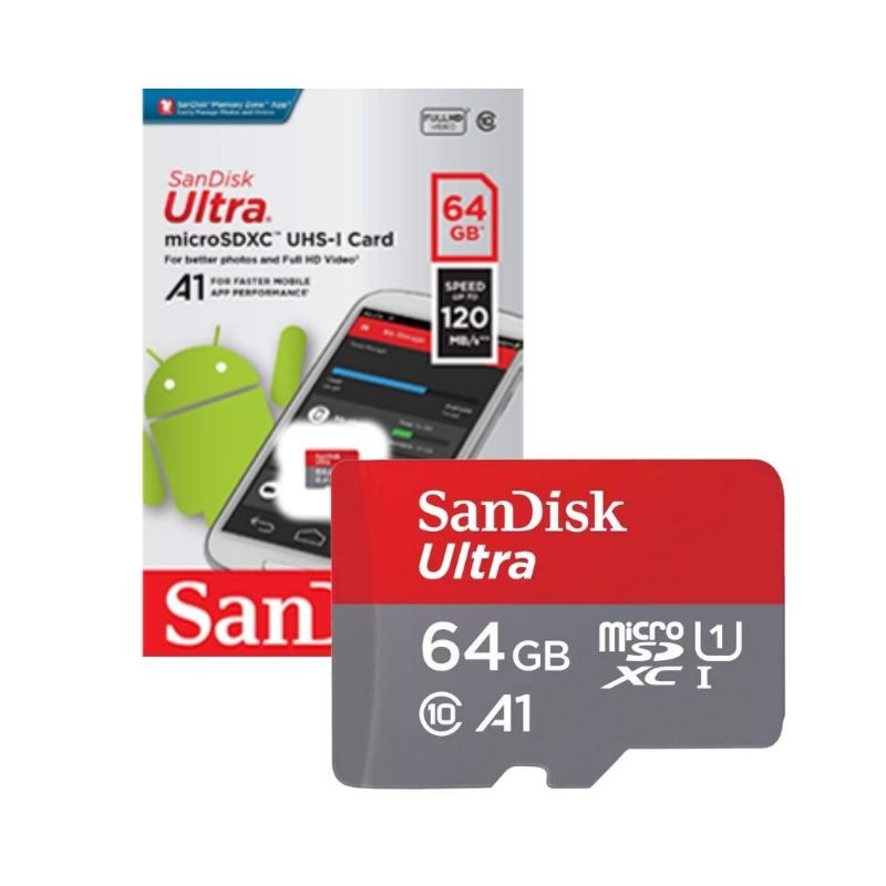 SanDisk Ultra A1 Class 10 microSD for Smartphone & Tablets | Shopee ...