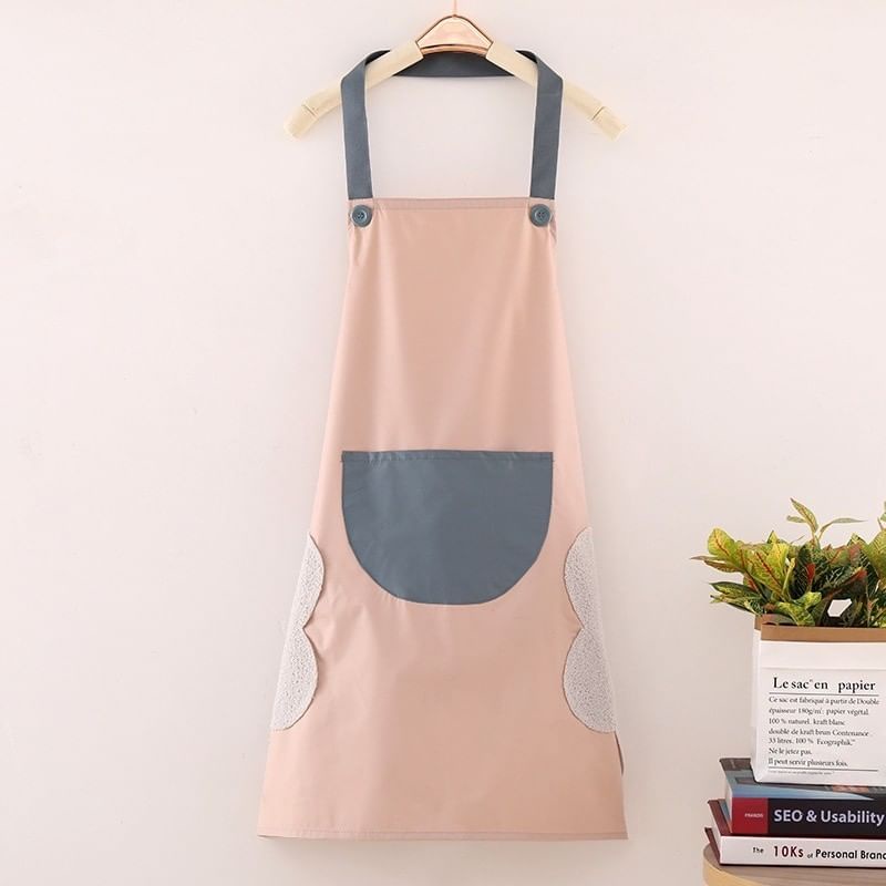 Apron Beautiful Korean Neckband Kitchen T2005 | Shopee Malaysia