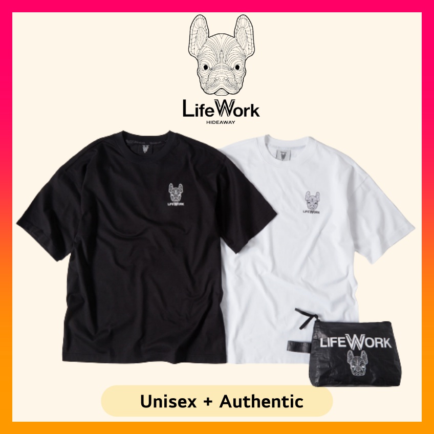 LifeWork 2 Pack Overfit T shirt + Pouch | Shopee Malaysia