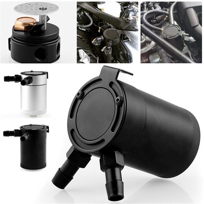 2 Ports Anodizing Universal Fuel Tank Oil and Gas Separator with Drain ...