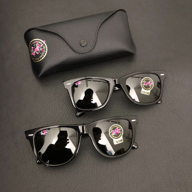 Cermin Mata Hitam Spek Hitam Weyferer R Bn Shopee Malaysia