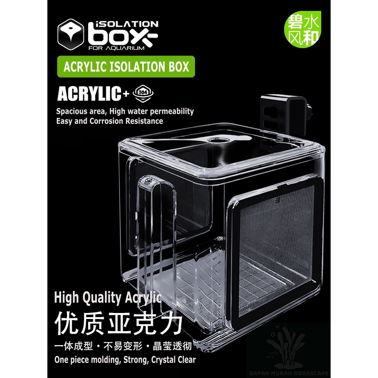 [Local Stock] BSFH Acrylic Isolation Box 15cm Cube (Hanging Type ...