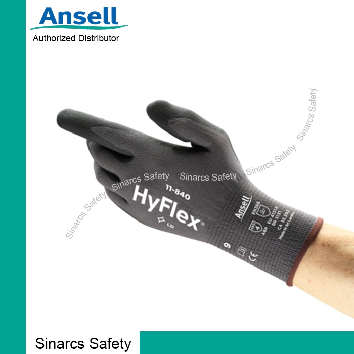 Ansell HyFlex 11-840 Safety Gloves (price per pair) | Shopee Malaysia