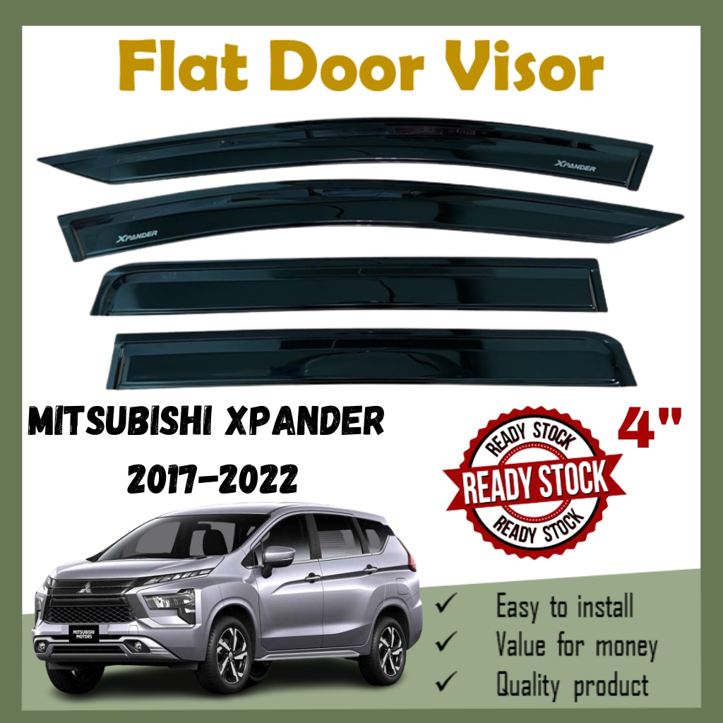 Mitsubishi Xpander 2017-2022 Injection Door Visor Air Press window Sun ...