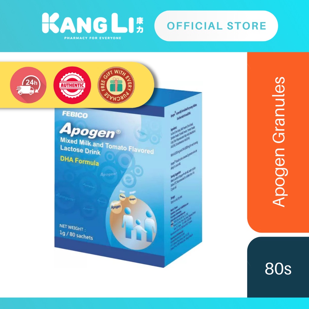 {ASAL CLEAR} Febico Apogen Granules 80's | Shopee Malaysia