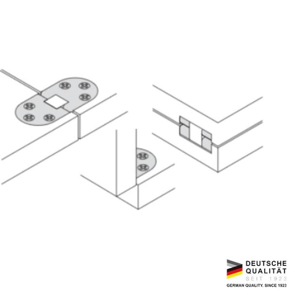 Hafele Folding Leaf Hinges - Hinges For Folding Table | Shopee Malaysia