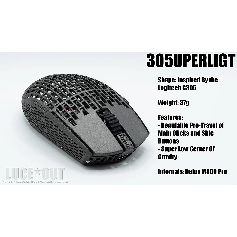 LuceOut Logitech G305 3D printed wireless gaming mice | Shopee Malaysia
