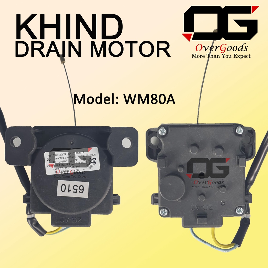 Original Khind WM80A drain motor washing machine motor penarik air ...