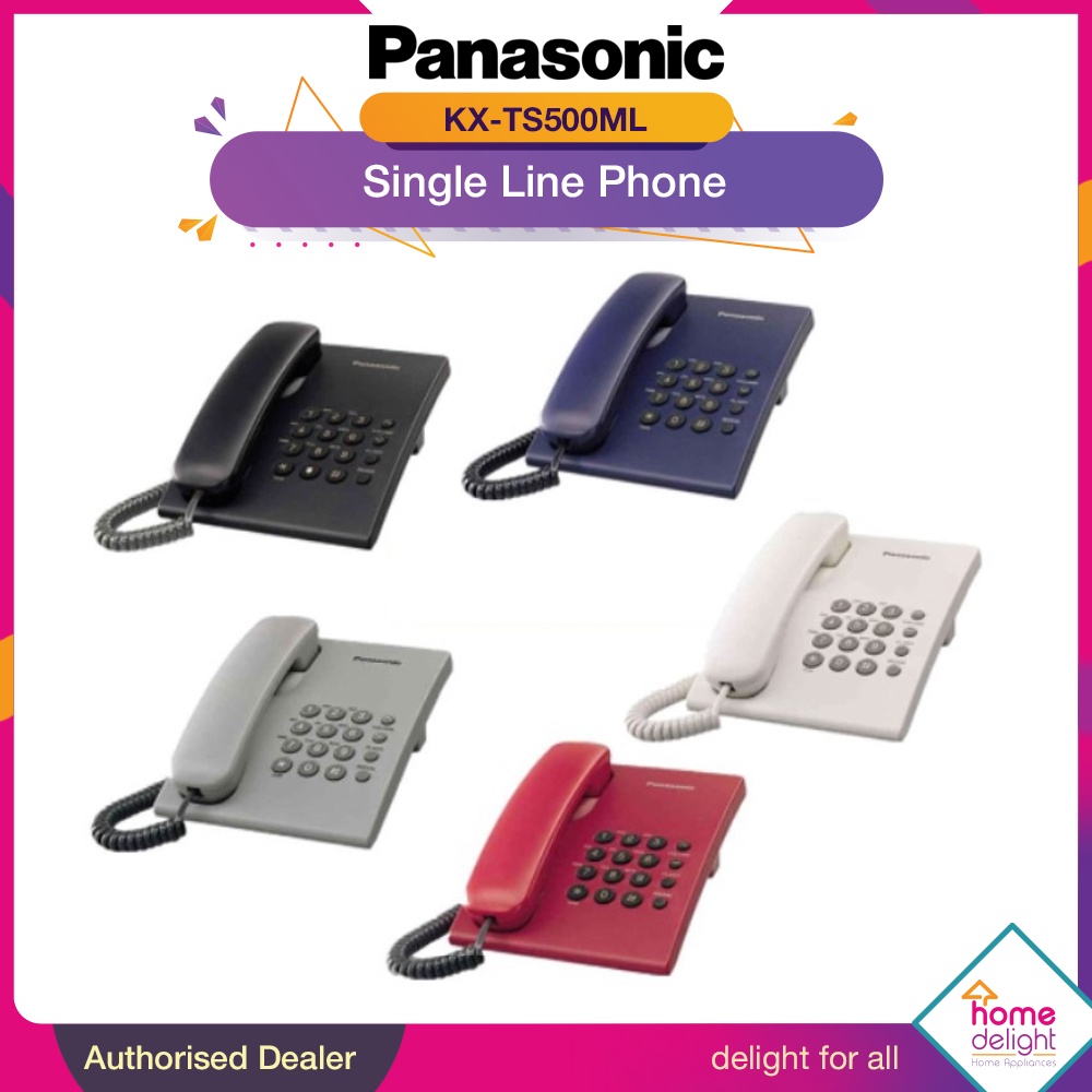 Panasonic Single Line Phone KX-TS500ML | Shopee Malaysia