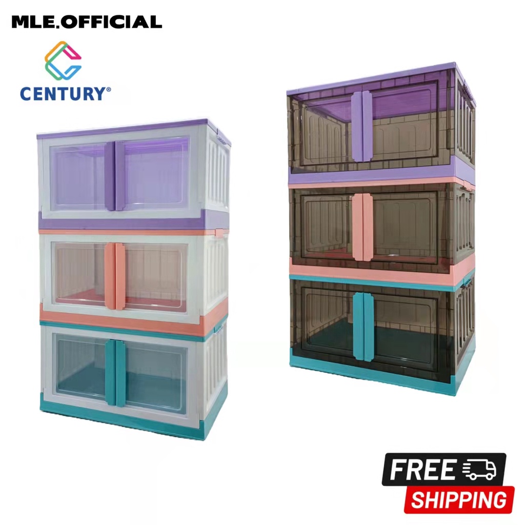 Century foldable drawer 100L new foldable box storage cloth organizer ...