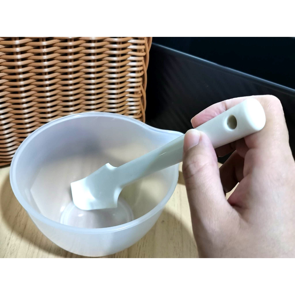 (Premium Quality) Cream Icing Mixing Bowl with Spatula Tool Kitchen ...