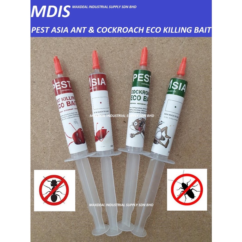 Super Effective PEST ASIA Ant And Cockroach Eco Gel Killing Bait 10g Ubat Semut Dan Lipas ...