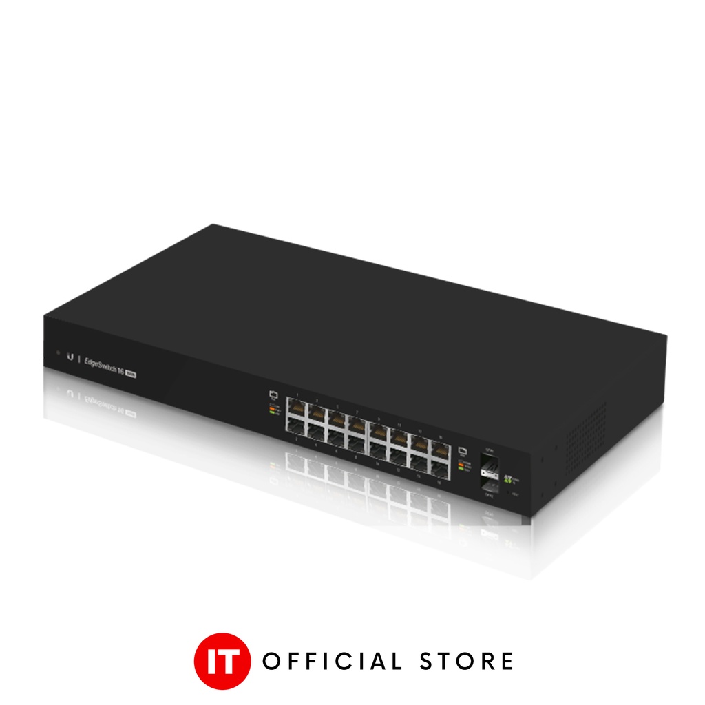 Ubiquiti Networks Edge Switch Poe 16 Fully Managed Poe+ With Gigabit ...