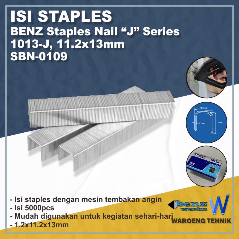 BENZ STAPLES 1013J anti-rust staples (1 box = 5000 pcs) | Shopee Malaysia