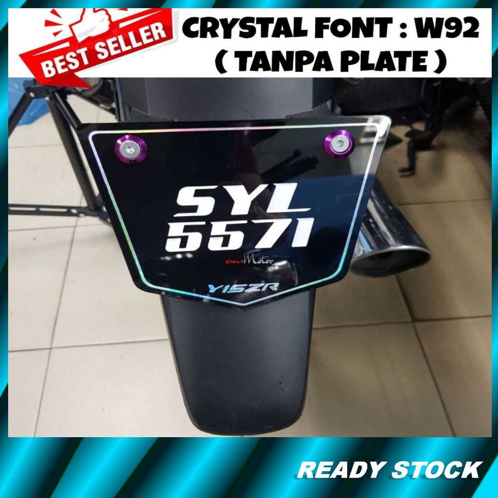 (FONT ONLY) Plat Motor Huruf Shj/No Plate Font Only (JPJ Standard ...