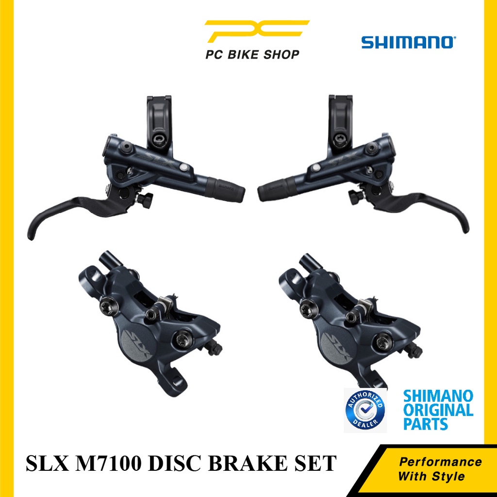 Shimano SLX BR-M7100 Disc Brake Set Version M7100 front and rear ...