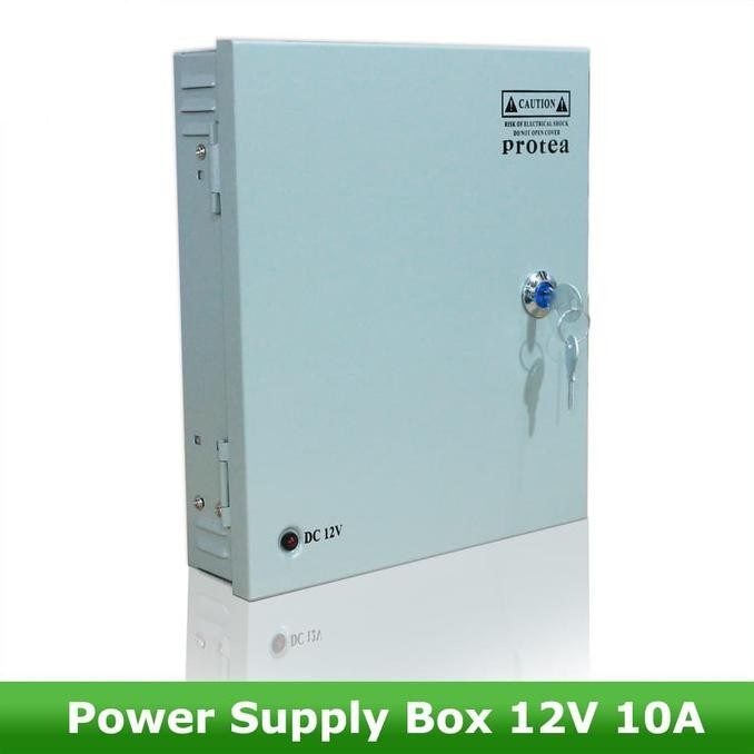 Cctv Power Supply Box 12V 10A 9 Channel | Shopee Malaysia