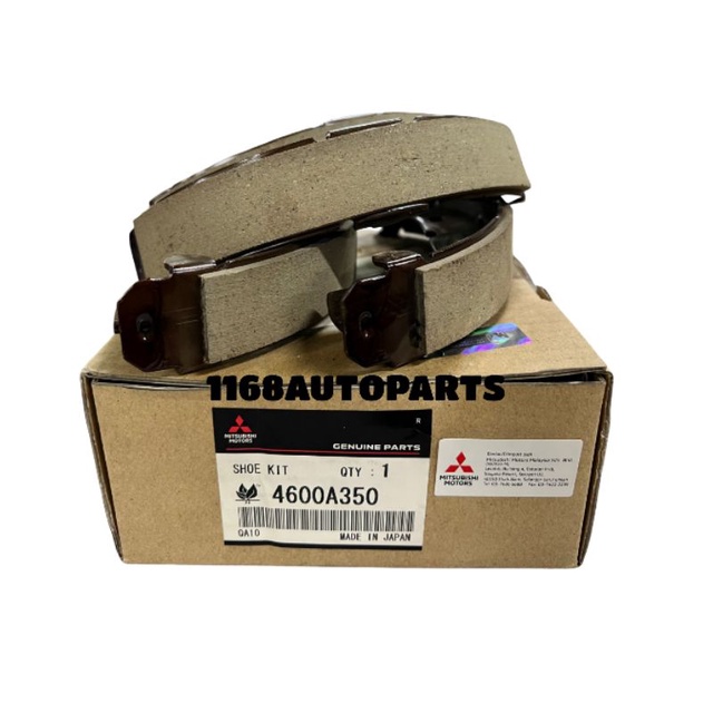 Original Mitsubishi Rear Brake Shoe Set 4600A350 MIRAGE / ATTRAGE ...